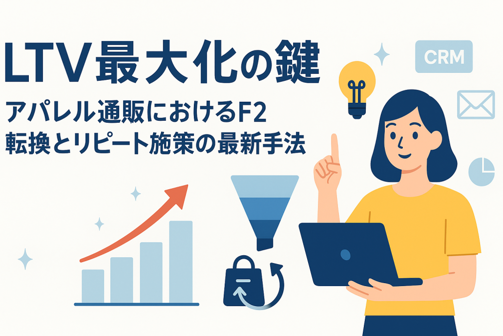 【LTV最大化の鍵】アパレル通販におけるF2転換とリピート施策の最新手法 | EC通販のための全自動CRM・MAツール │ アクションリンク